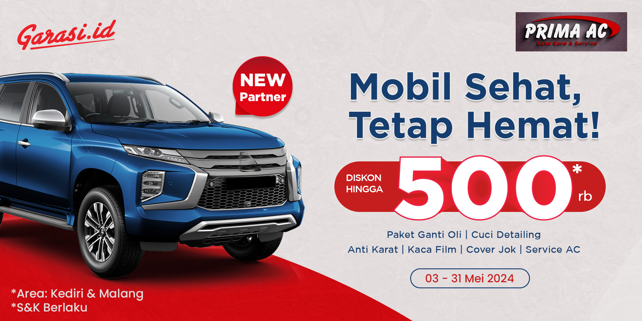Diskon Hingga 500rb untuk Perawatan AC dari Prima AC - Garasi.id