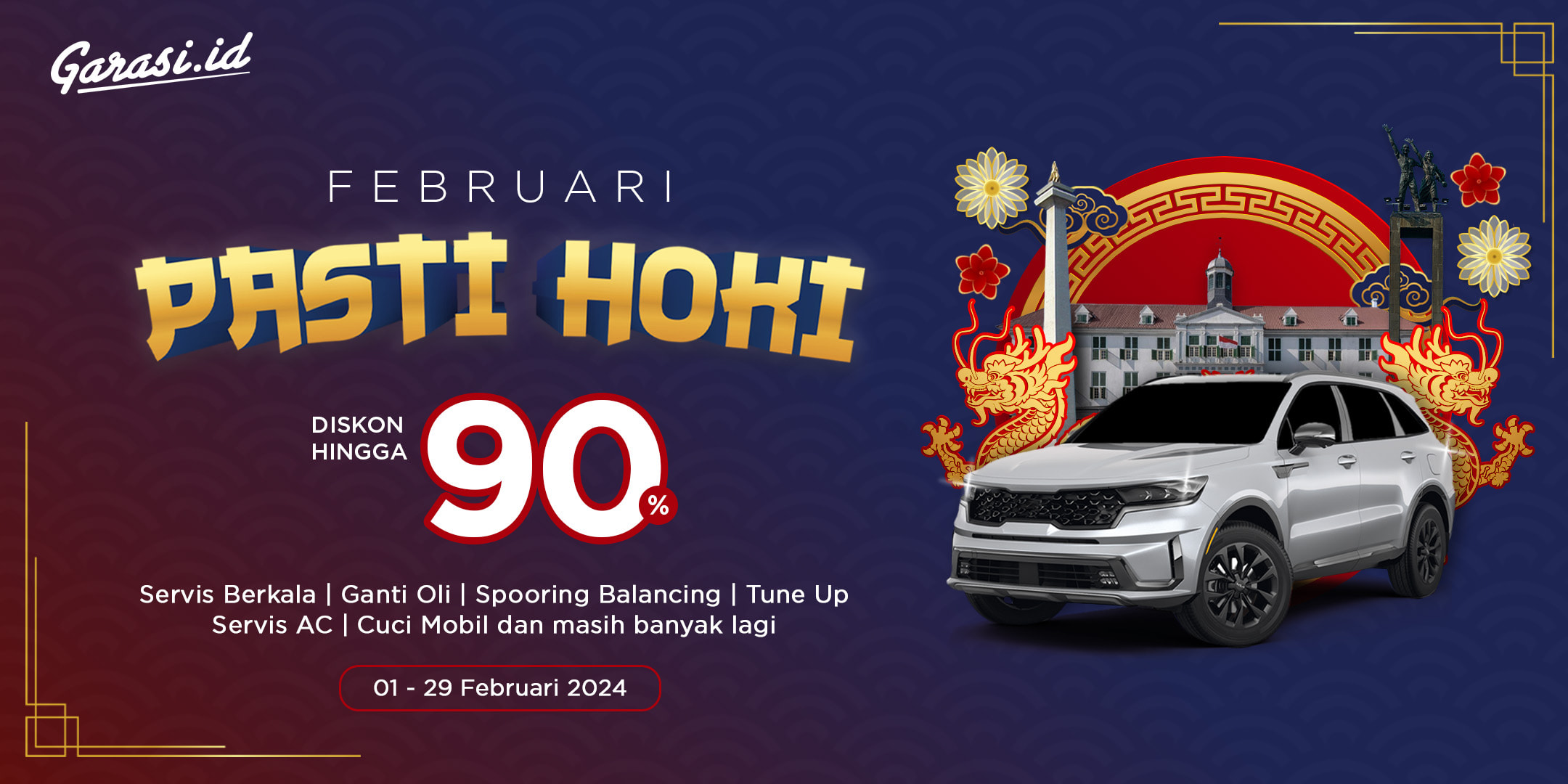 Promo Hoki Februari 2024 - Jabodetabek - Garasi.id